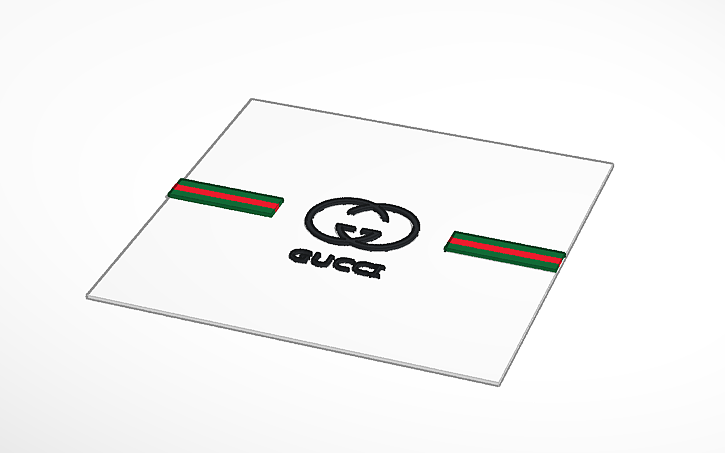 3D design GUCCI | Tinkercad