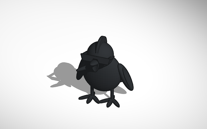 3D design Bird - Tinkercad