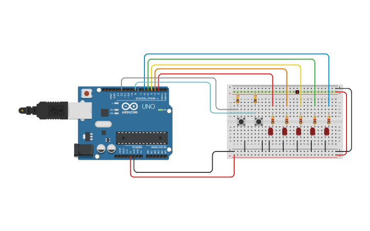 Circuit Design Arduino Input And Output Tinkercad