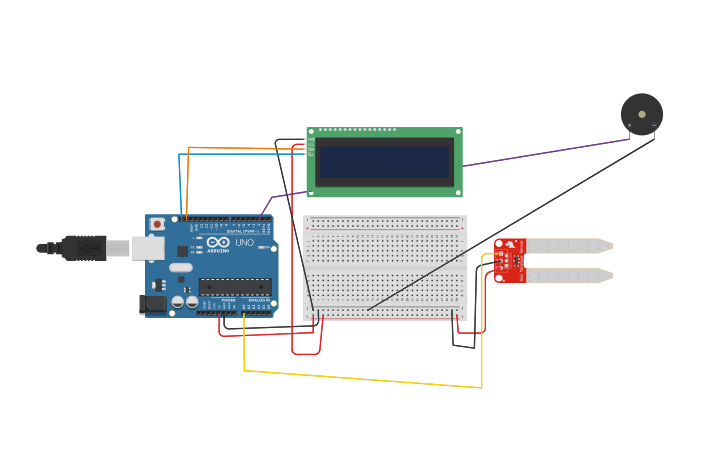 Circuit design Microprocessors Lab Project - Tinkercad