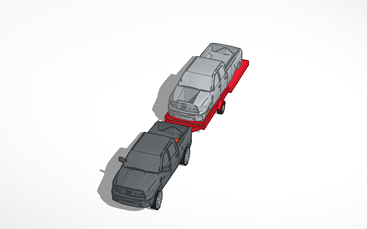 3D design dodge ram 1500 - Tinkercad