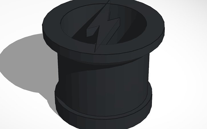 3D design lightning plug 10mm | Tinkercad