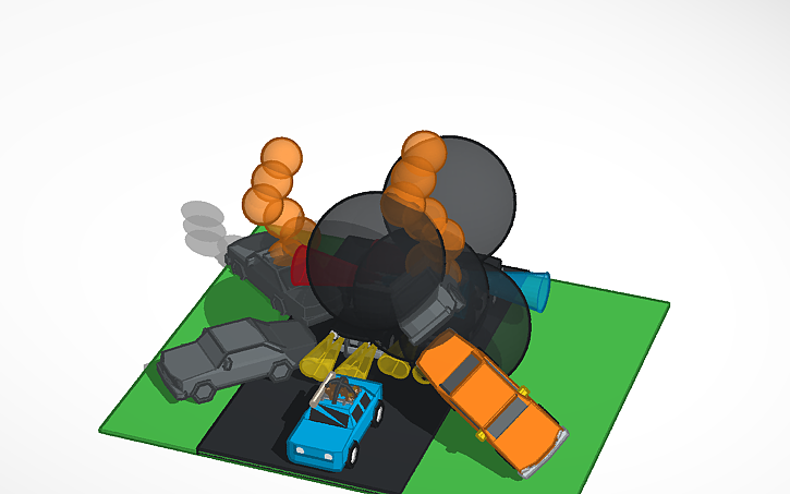 3D design Police chase - Tinkercad