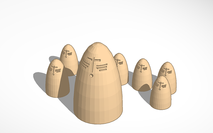 3D design Mata nui stone | Tinkercad