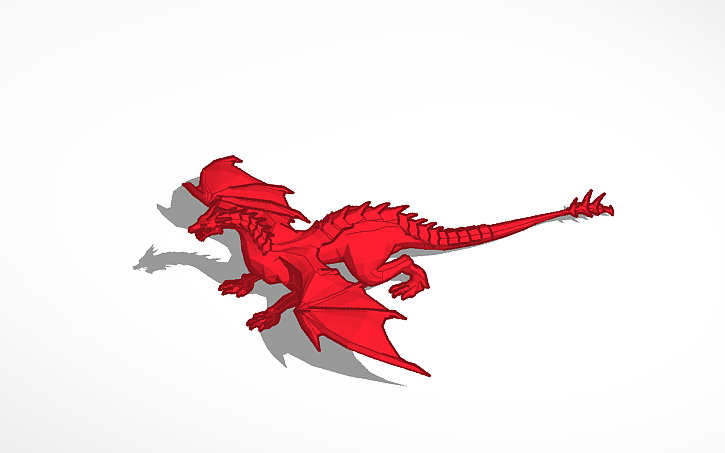 3D design the dragon - Tinkercad