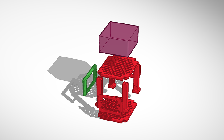 3D design Psu-shroud testbench - Tinkercad