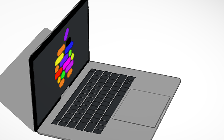 3D design Macbook Pro - Tinkercad