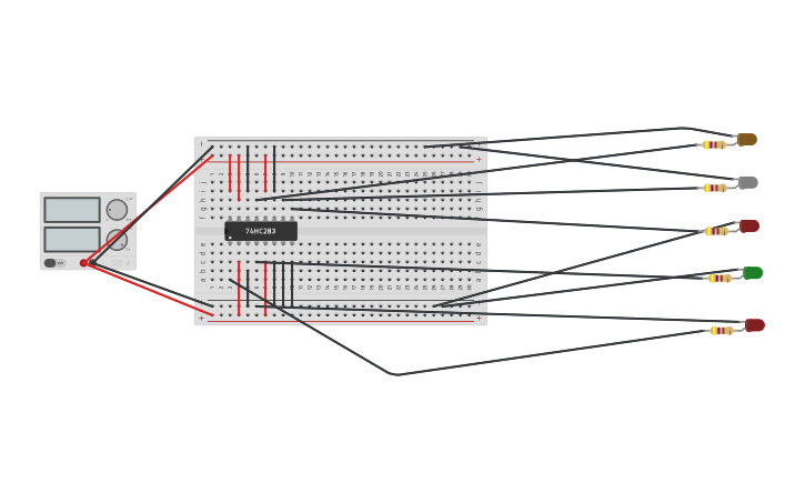 Circuit design TP2_2 | Tinkercad