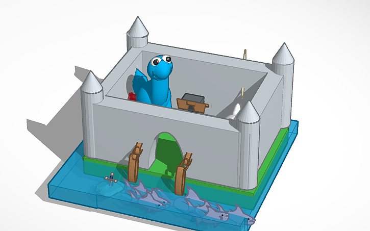 3D design a very normal castle (nothing strange) | Tinkercad