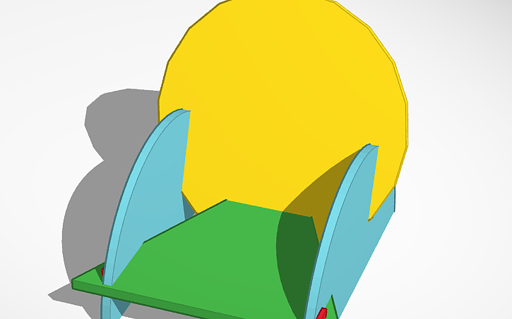 3D design Pi Chair 2 - Tinkercad
