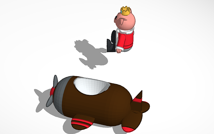 3D design technoplane | Tinkercad