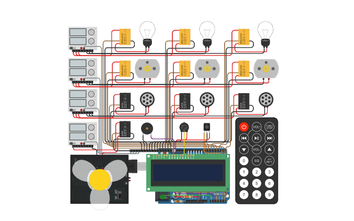 Circuit design IR ALL FUNCTIONS = 21 COMMANDS - Tinkercad