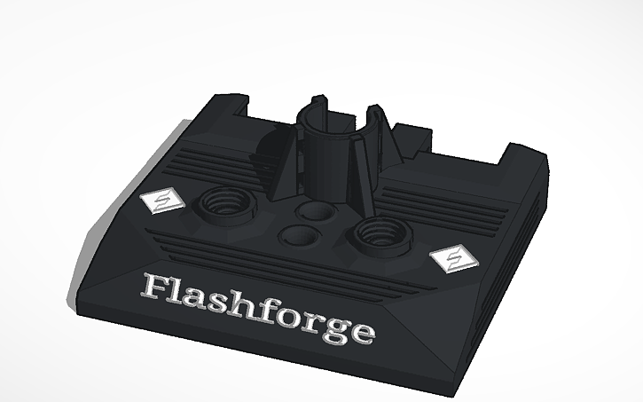 3D design Flashforge creator pro v1 tube head | Tinkercad