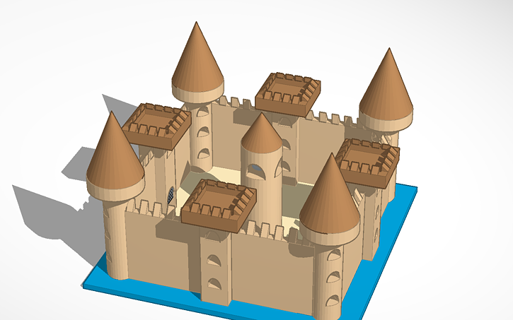 3D design Build A Castle - Tinkercad