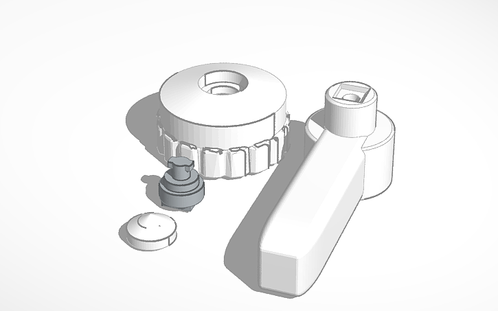 3D design Beyblade metal fight EWD W/ TOOL - Tinkercad