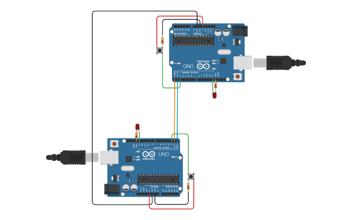 Circuit design Arduino Point to Point - Tinkercad Circuit design Arduino Point to Point - Tinkercad