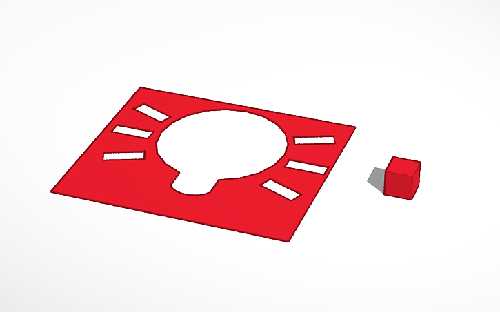 3D design light bulb - Tinkercad