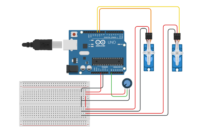 Circuit design OPREC SRT 2022 - Tinkercad
