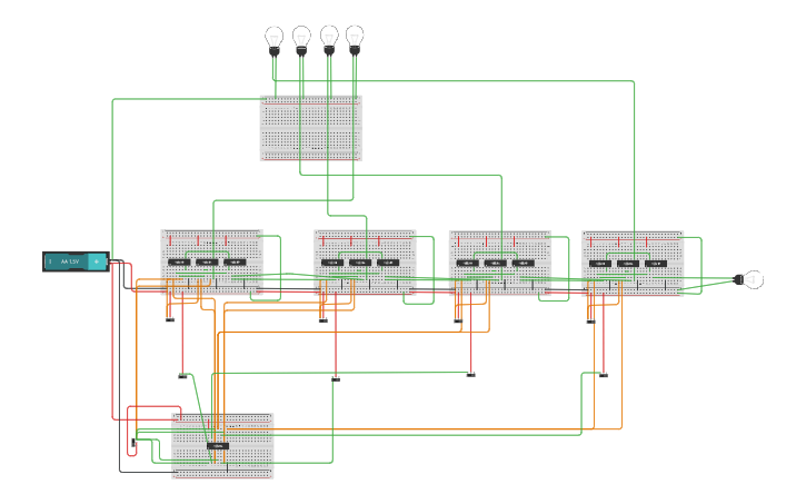 Circuit Design Alu Tinkercad