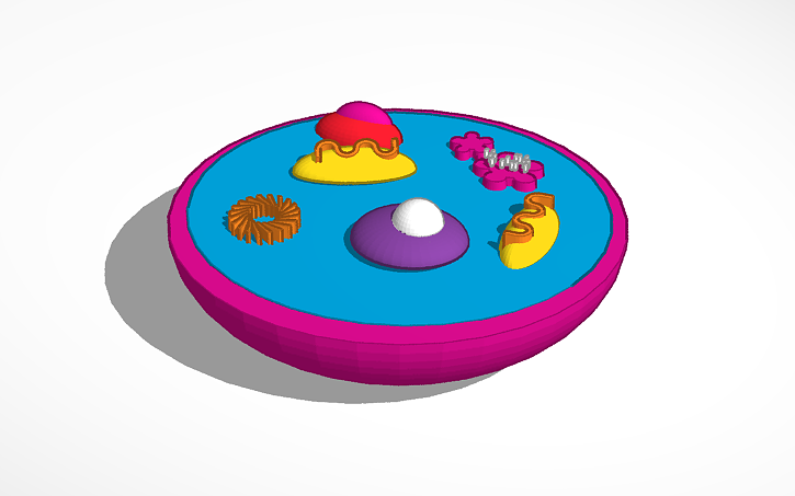 3D design Animal Cell | Tinkercad