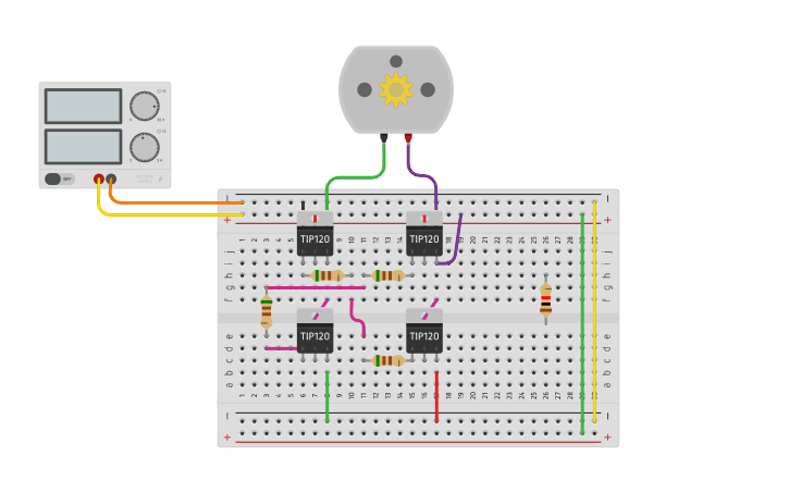Circuit design Examen Final - Tinkercad