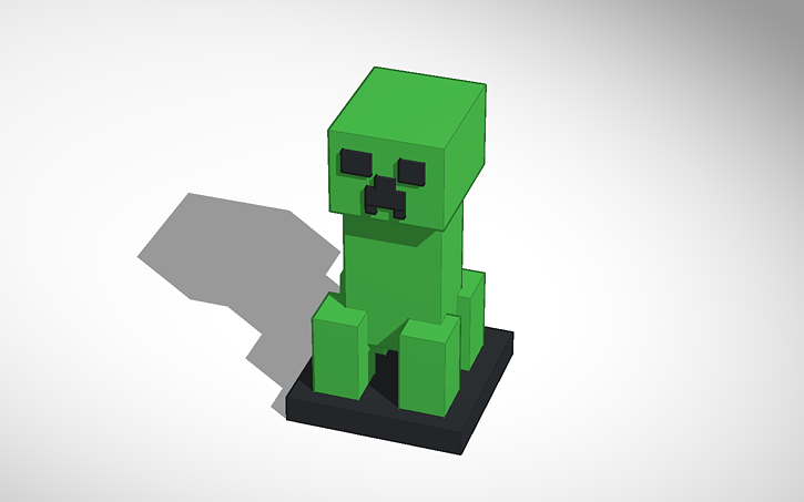 3D design Minecraft Creeper | Tinkercad