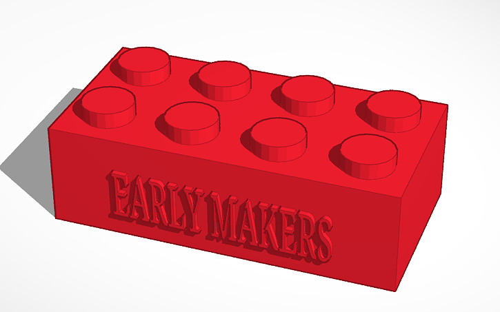 3D design 3D Design brique de Lego personnalisée Zihan Wang - Tinkercad 3D design 3D Design brique de Lego personnalisée Zihan Wang - Tinkercad