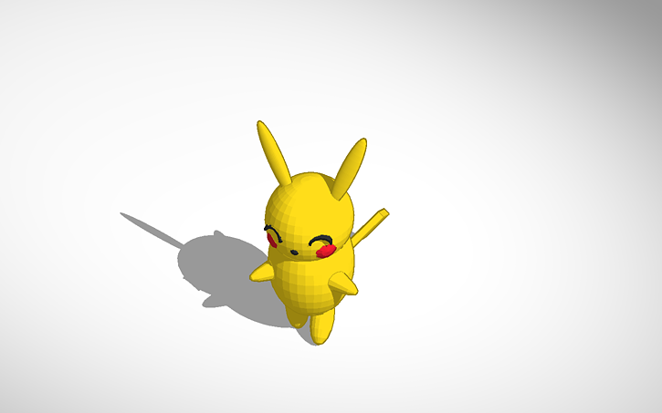 3D design Pokemon Pikachu | Tinkercad