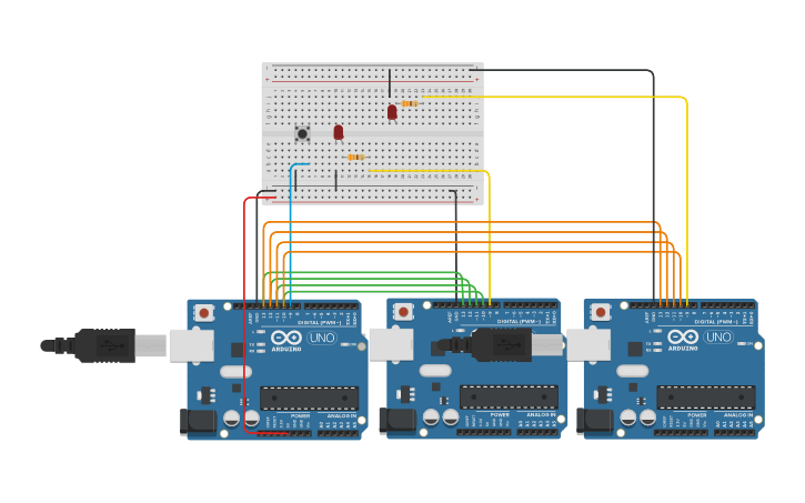 Circuit design Copy of SPI | Tinkercad