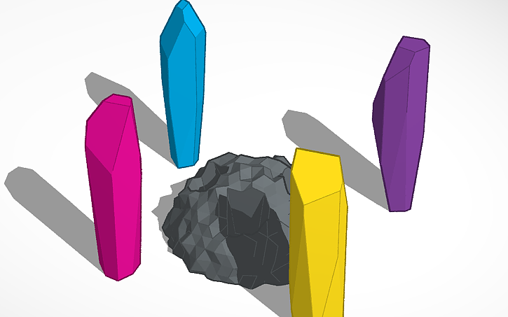 3d Design Crystal Puzzle More Accurate Easier To Print Out Tinkercad