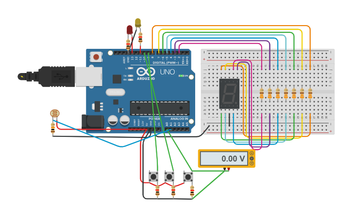 Circuit design Teat_analog | Tinkercad