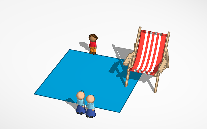 3D design summer pool - Tinkercad