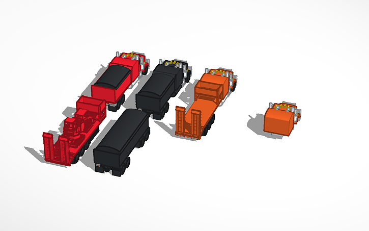 3D design aussie trucks - Tinkercad