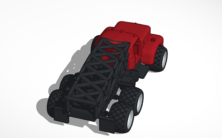 3D design 6X6 Truck Prototype - Tinkercad