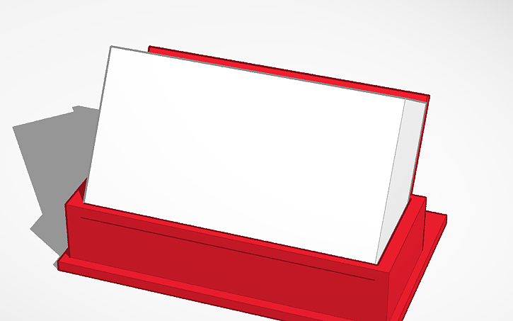 3D design T-Display stand - Tinkercad