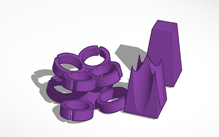 3D design LED probe holder | Tinkercad