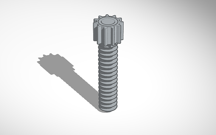 3D design Bolt - Tinkercad