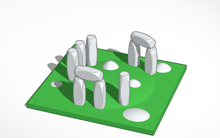 3D design Aim 4W Stone henge - Tinkercad