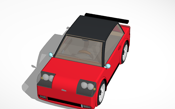 3D design Araba - Tinkercad
