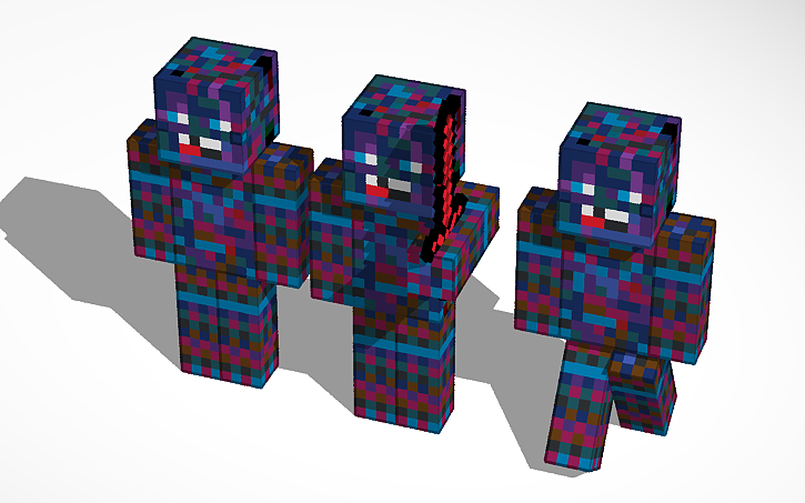 3D design A MINECRAFT skin | Tinkercad