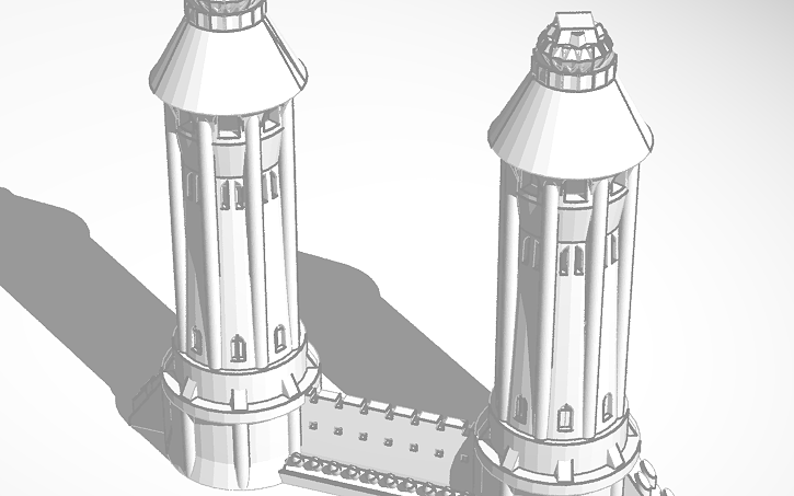 3D design tower | Tinkercad