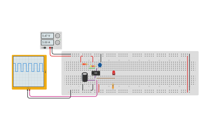 Circuit design GRUPO 4 | SEÑALES RELOJ DE CLOCK - Tinkercad