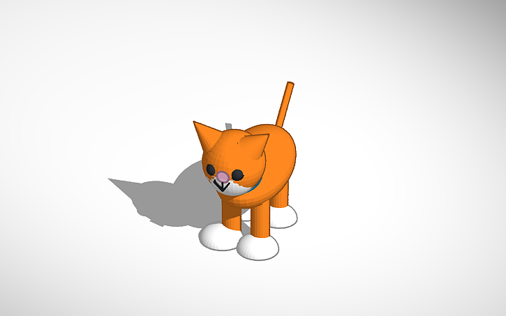 3D design Kitty-Cat - Tinkercad
