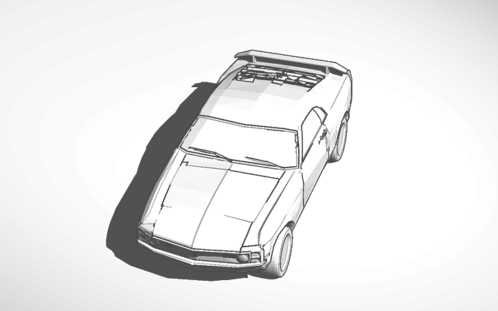 3D design 1970 ford mustang - Tinkercad