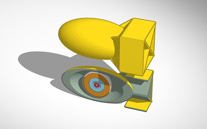 3D design «Fat Man» Atomic bomb - Tinkercad