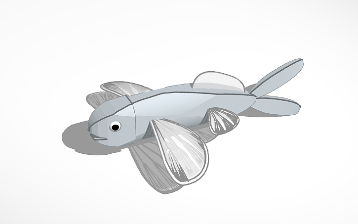 3D design LO#2: Flying Fish - Tinkercad