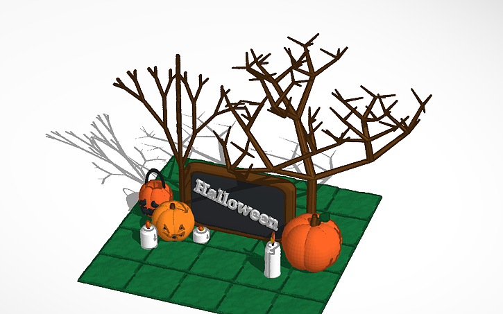 3D design HALLOWEEN - Tinkercad
