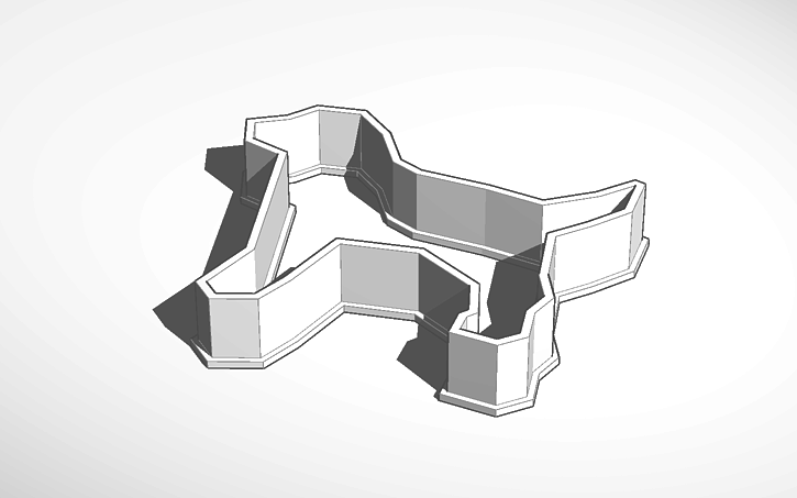 3D design Cookie Cutter - Tinkercad