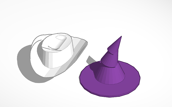 3D design hats - Tinkercad