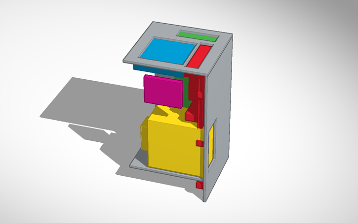 3d Design Mini Itx Computer Case For Atx Psu Tinkercad